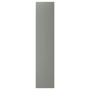 REINSVOLL Door with hinges, grey-green, 50x229 cm - IKEA