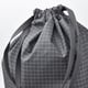 RENSARE bag, check pattern/black, 30x40 cm/8 l - IKEA