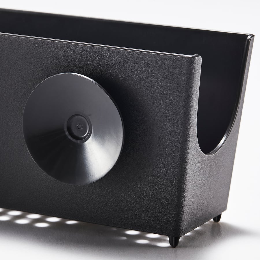 RINNIG sink container, black - IKEA