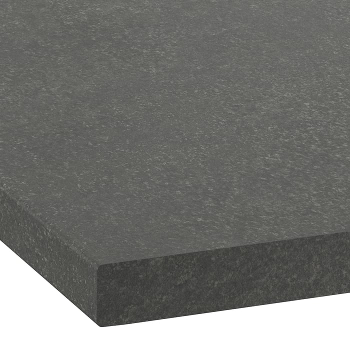 SÄLJAN worktop, dark grey stone effect/laminate, 246x3.8 cm - IKEA