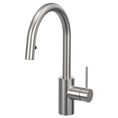 SALLSJÖN kitchen mixer tap pull out, stainless steel colour - IKEA