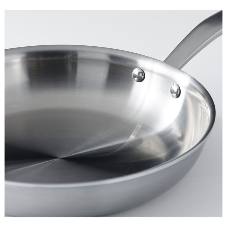 SENSUELL frying pan, stainless steel/grey, 28 cm - IKEA