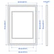SILVERHÖJDEN frame, gold-colour, 50x70 cm - IKEA