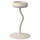 SILVERPÄRON pillar candle holder, white, 20 cm - IKEA