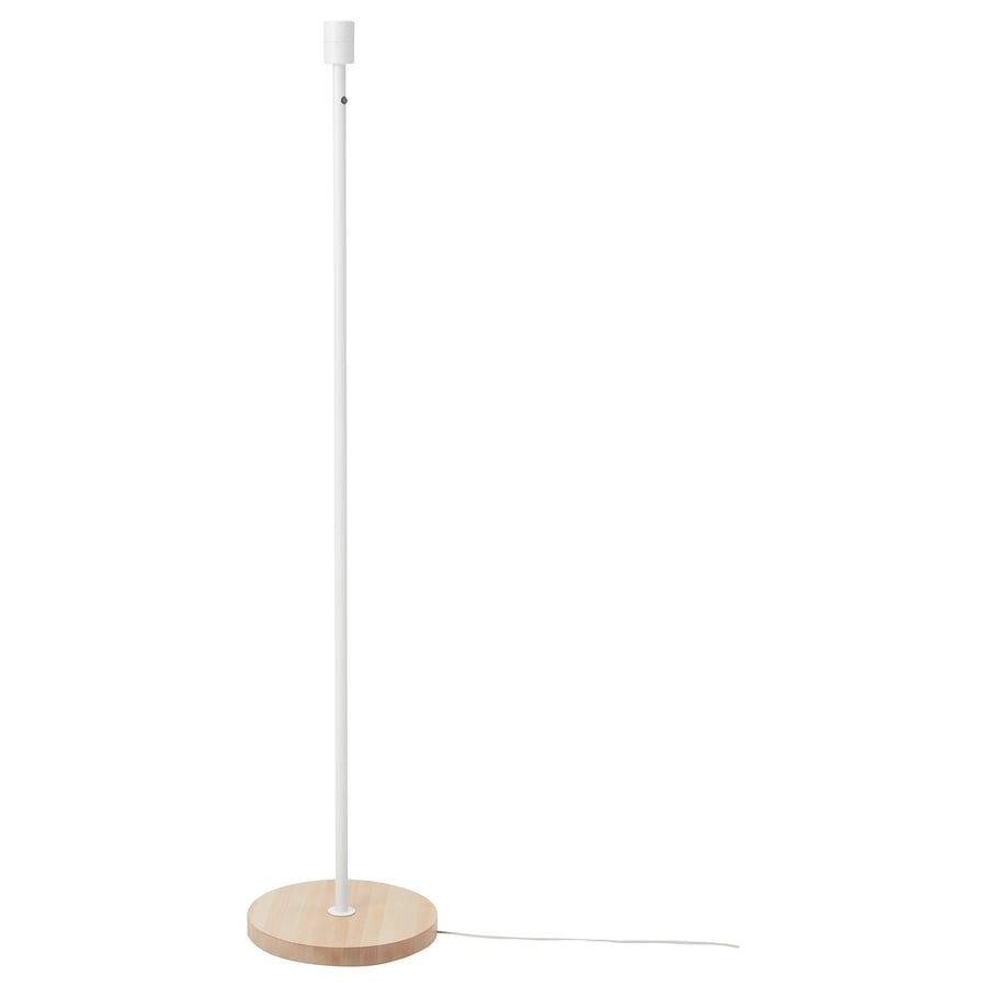 SKAFTET floor lamp base, wood, 132 cm - IKEA