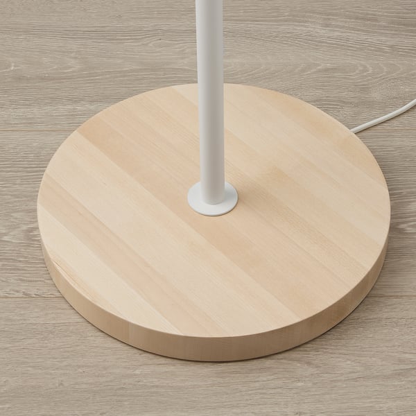 SKAFTET floor lamp base, wood, 132 cm - IKEA