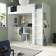 SMÅSTAD loft bed, white white/with desk with 3 drawers, Single - IKEA