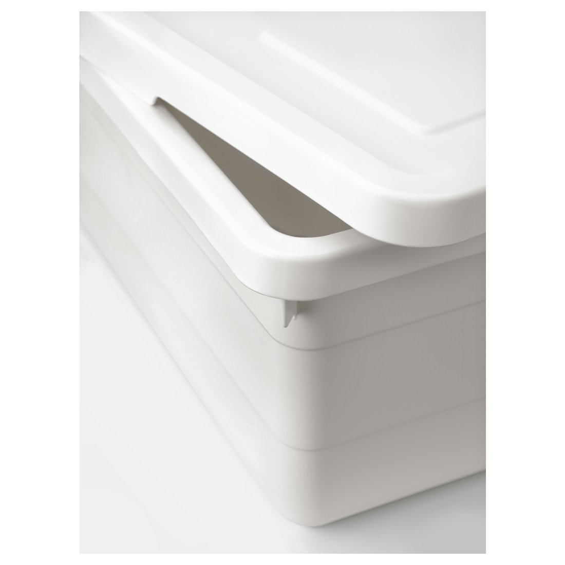 SOCKERBIT Box with lid, white - Get full product details - IKEA