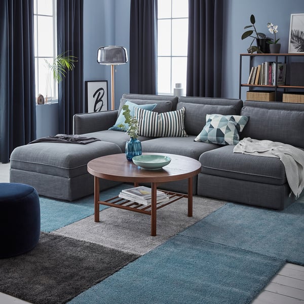 STOENSE Rug, low pile, medium grey - Online or in-store - IKEA