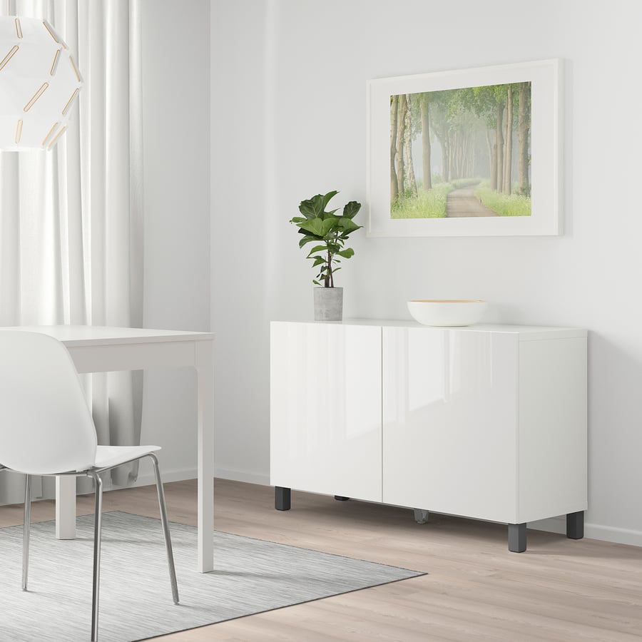 STUBBARP leg, dark grey - IKEA