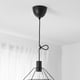 SUNNEBY cord set, black textile, 1.8 m - IKEA