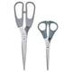 SVÄRDFISK scissors, set of 2, stainless steel grey/grey-turquoise - IKEA