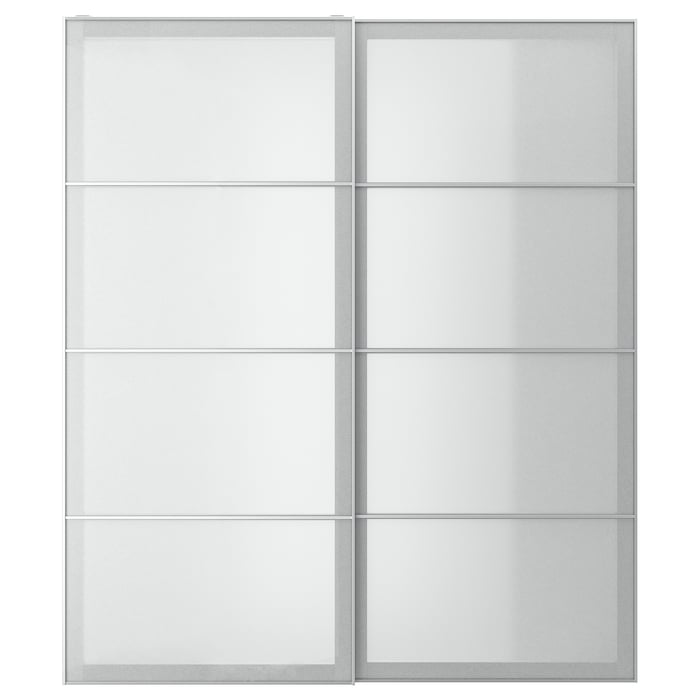 Sliding Wardrobe Doors | Wooden & Tempered Glass - IKEA