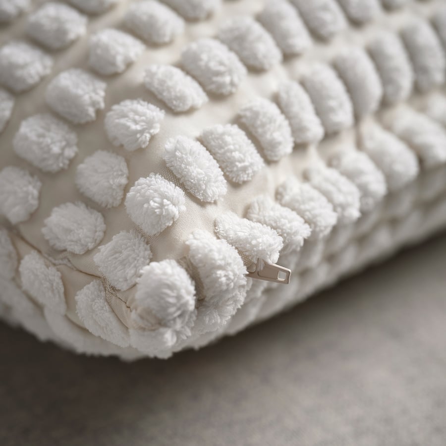 SVARTPOPPEL cushion cover, off-white, 50x50 cm - IKEA