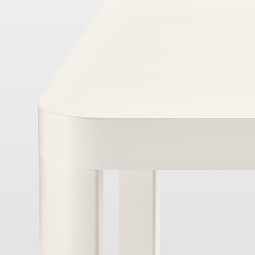 TINGBY Side table on castors, white, 50x50 cm - IKEA