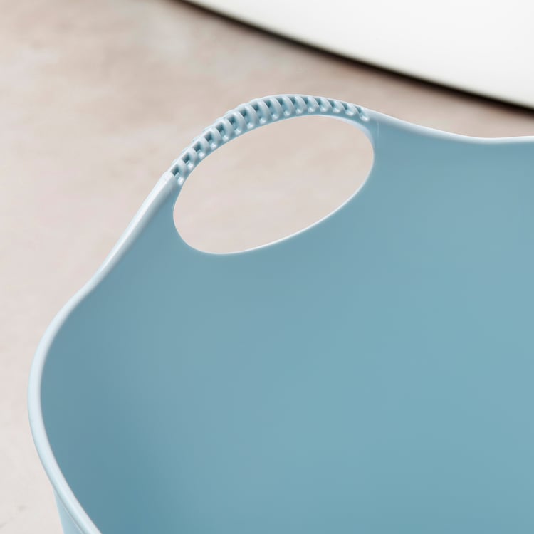 TORKIS flexi laundry basket, in-/outdoor, pale blue, 35 l - IKEA