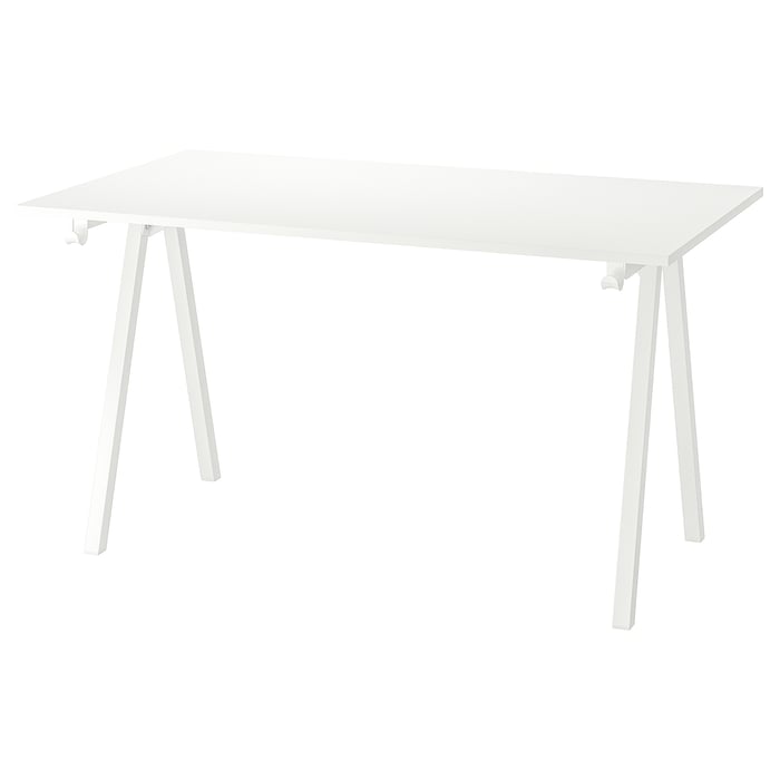 TROTTEN table top, white, 140x80 cm - IKEA