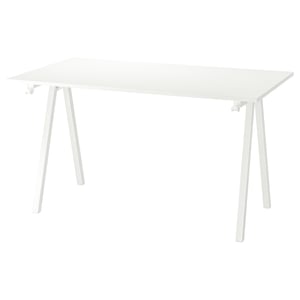 TROTTEN Table top, white, 140x80 cm - IKEA
