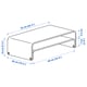 VATTENKAR laptop/monitor stand, birch, 52x26 cm - IKEA