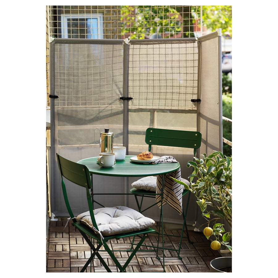 YTTERSKÄR privacy screen, outdoor, grey, 185x150 cm - IKEA
