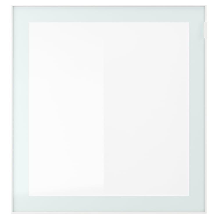 BESTÅ TV storage combination/glass doors, white/Selsviken high-gloss ...