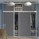 LARKOLLEN felt panel for sliding doors, dark grey, 60x40-240 cm - IKEA ...