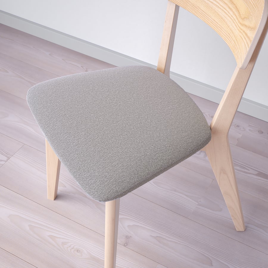 LISABO chair, ash/Tallmyra white/black - IKEA Belgium