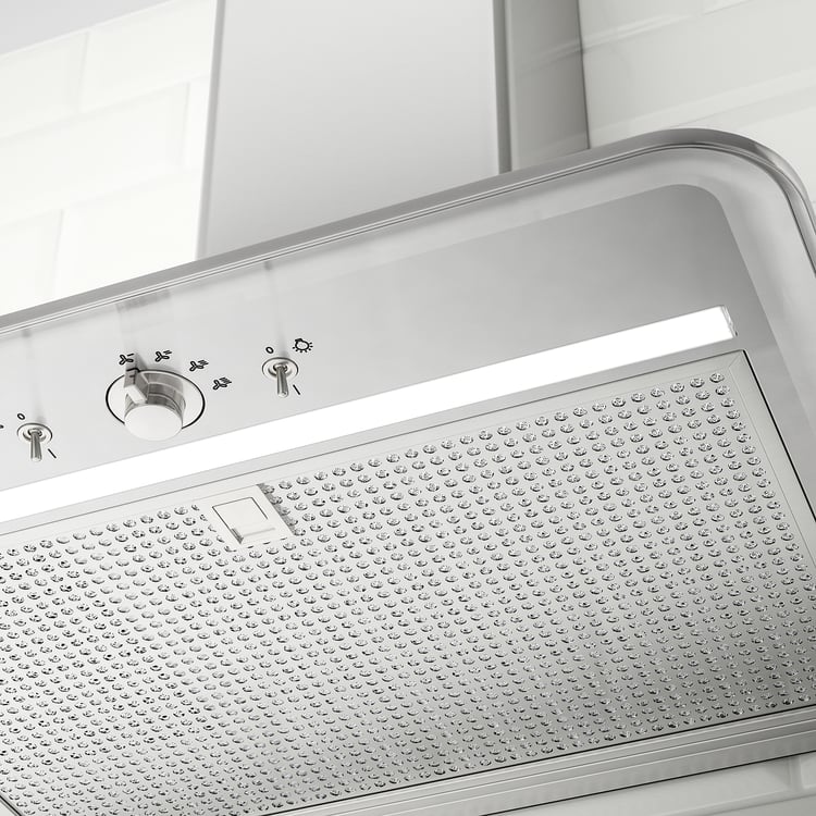 MATTRADITION wall mounted extractor hood, stainless steel, 60 cm - IKEA ...