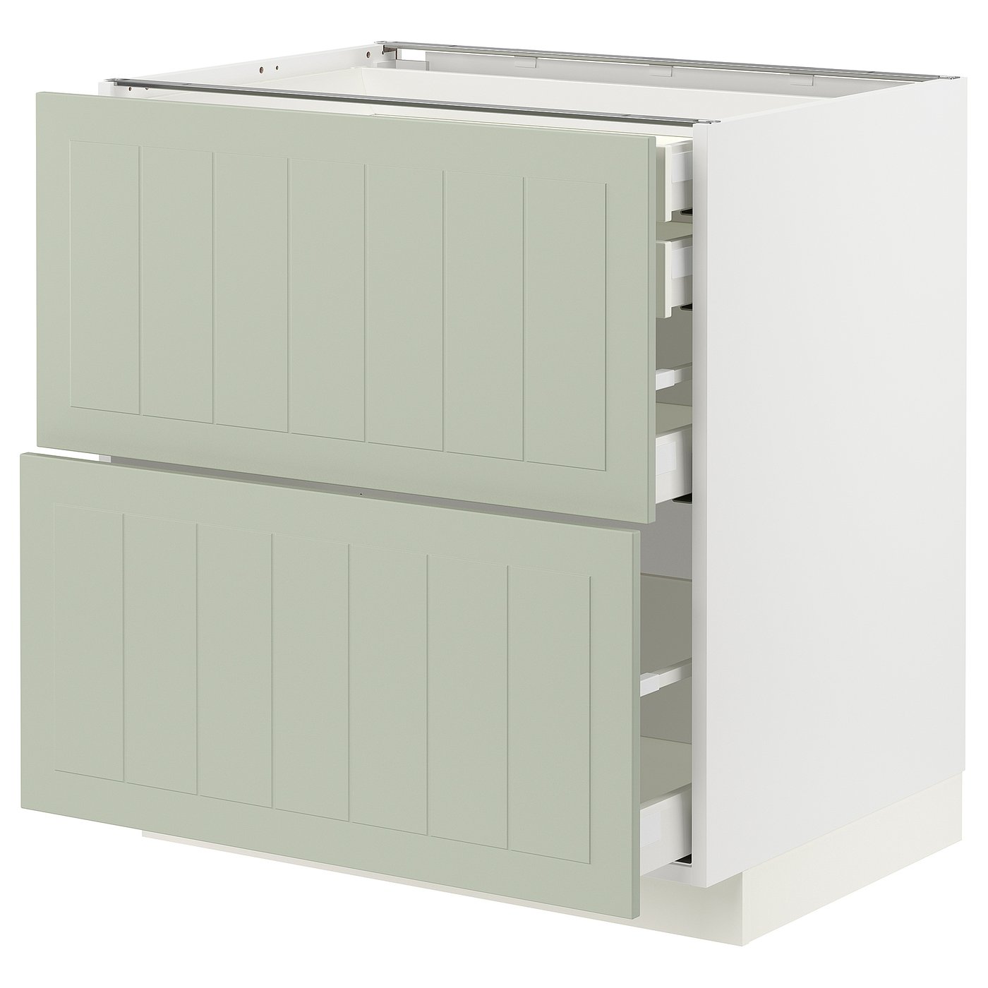 METOD / MAXIMERA base cb 2 frnts/2 low/1 md/1 hi drw, white/Stensund ...
