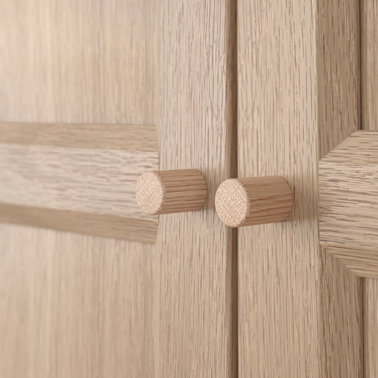 OXBERG door, oak effect, 40x192 cm - IKEA Belgium