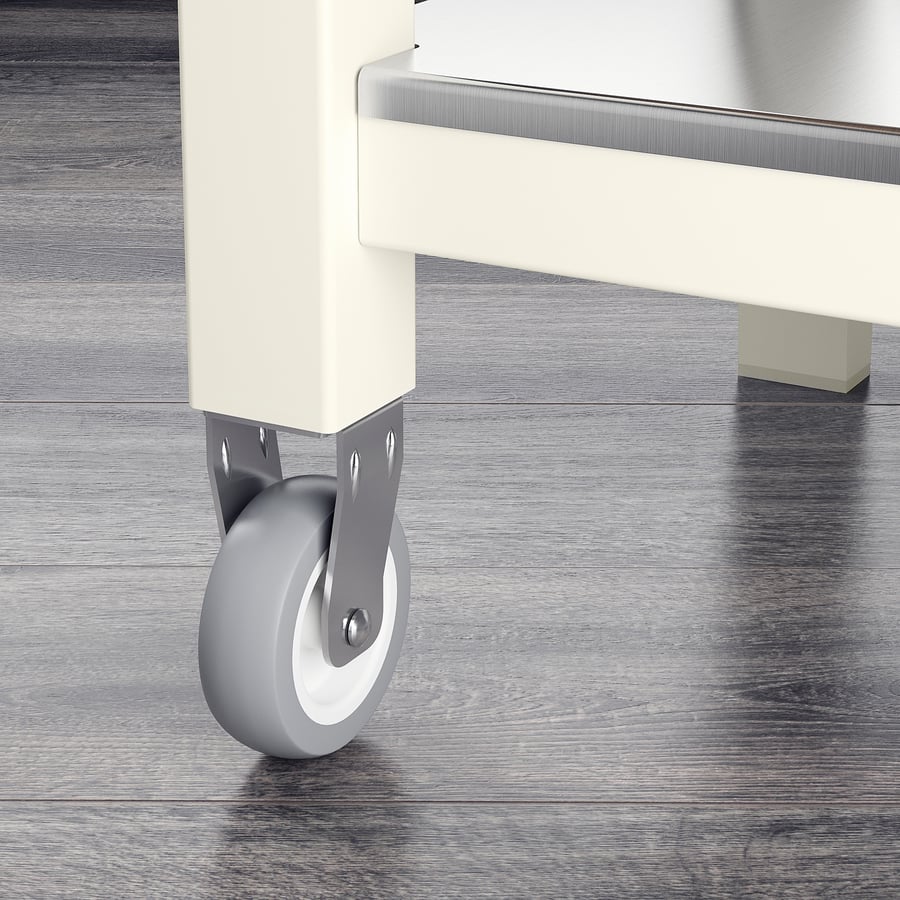 STENSTORP kitchen trolley, white/oak, 45x43x90 cm - IKEA Belgium