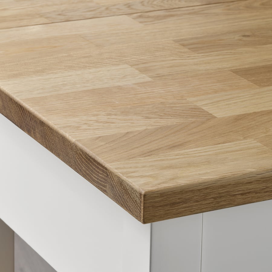 STENSTORP kitchen trolley, white/oak, 45x43x90 cm - IKEA Belgium