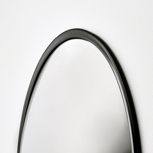 SVARTBJÖRK decorative convex mirror, black, 41 cm - IKEA Belgium