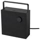 VAPPEBY front for bluetooth speaker, black, 20x20 cm - IKEA Belgium