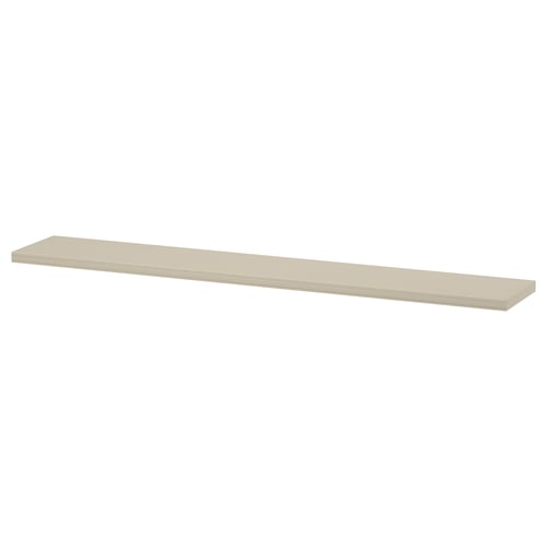BERGSHULT tablette, gris-beige, 120x20 cm - IKEA Belgique