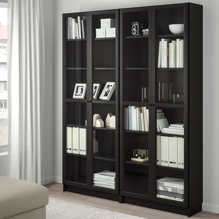 Ikea Billy Oxberg Vitrine