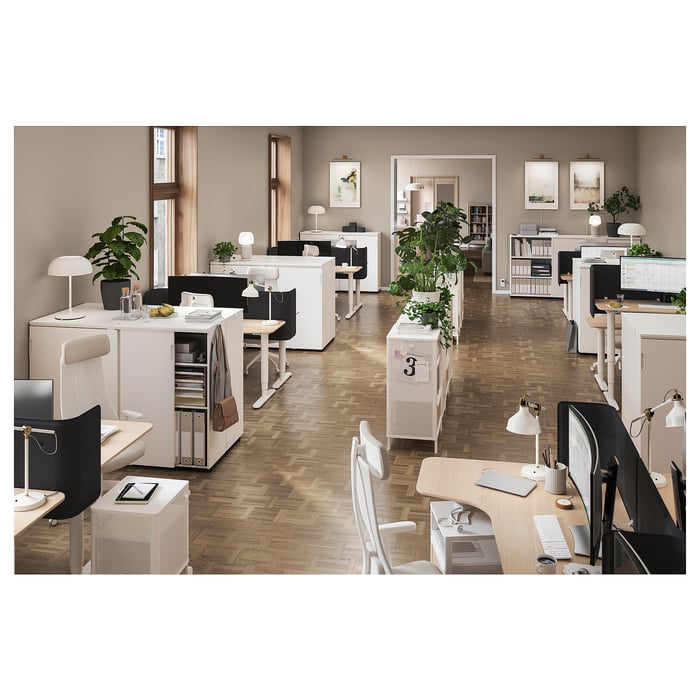 GALANT Élément à portes coulissantes, blanc, 160x120 cm - IKEA Belgique