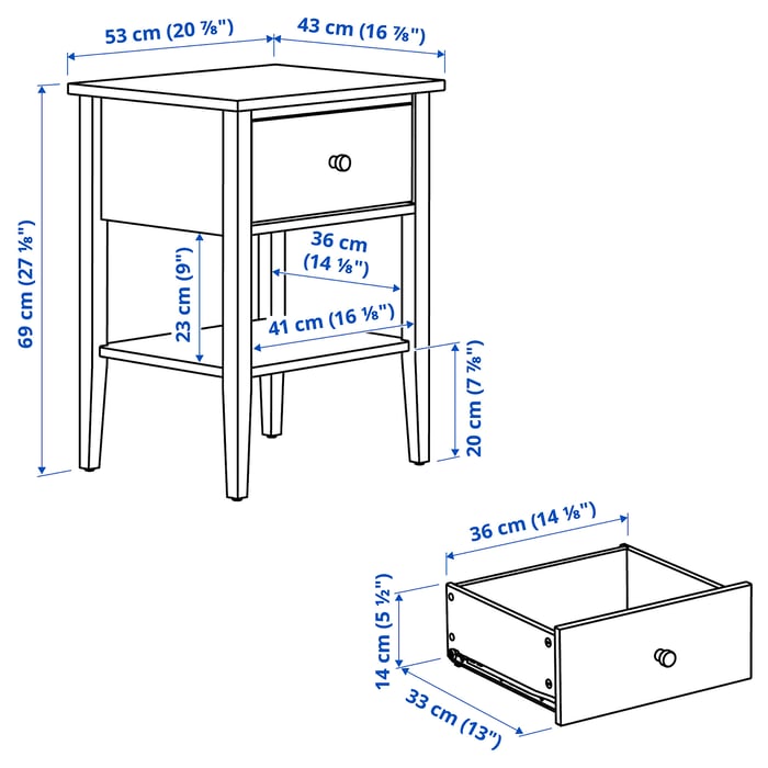 GULLABERG mobilier chambre, lot de 3, blanc, 90x200 cm - IKEA Belgique