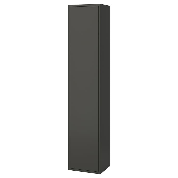 HAVBÄCK colonne avec porte, gris foncé, 40x35x195 cm - IKEA Belgique