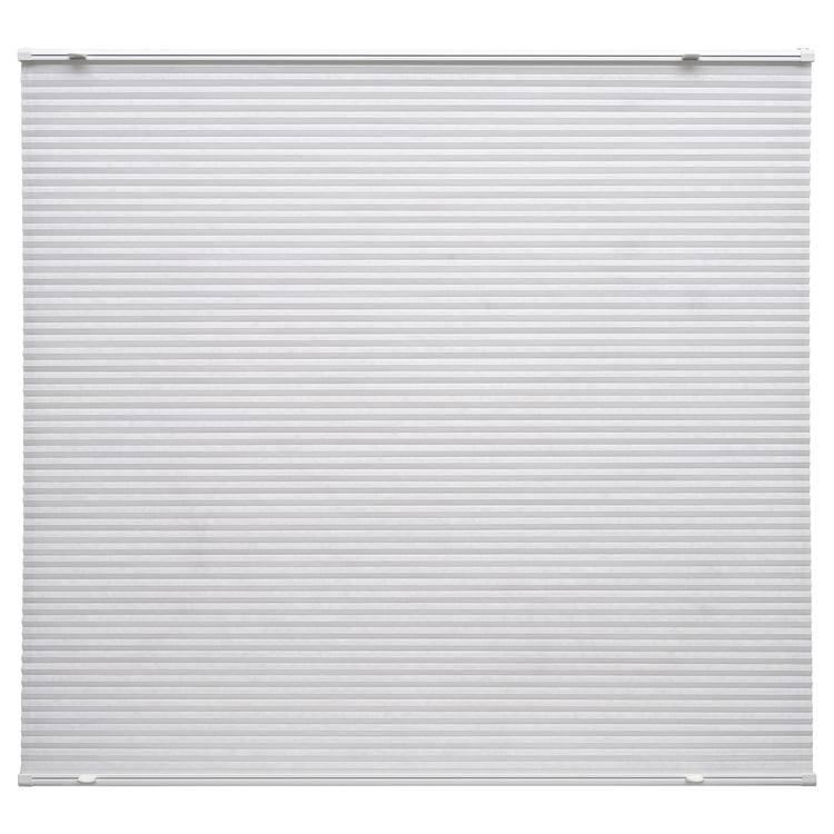 HORNVALLMO store plissé, blanc/de haut en bas de bas en haut, 100x130 ...