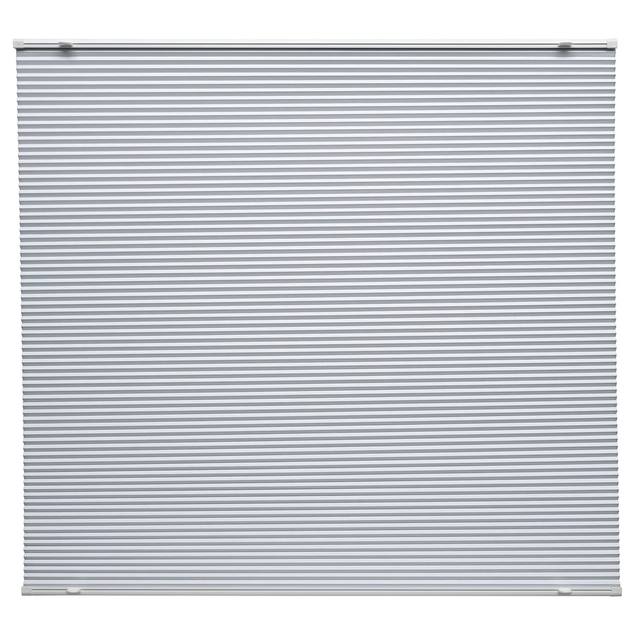 HORNVALLMO store plissé occultant, blanc/de haut en bas de bas en haut, 100x130 cm - IKEA Belgique