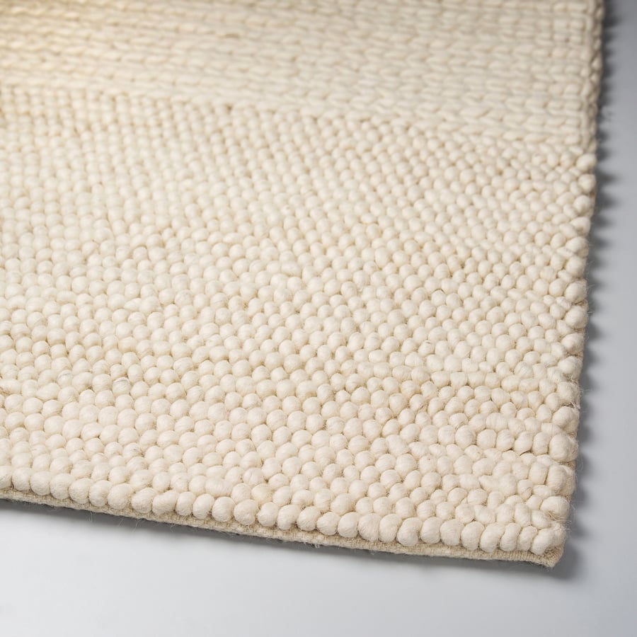 IBSKER Tapis, fait main blanc cassé - IKEA Belgique