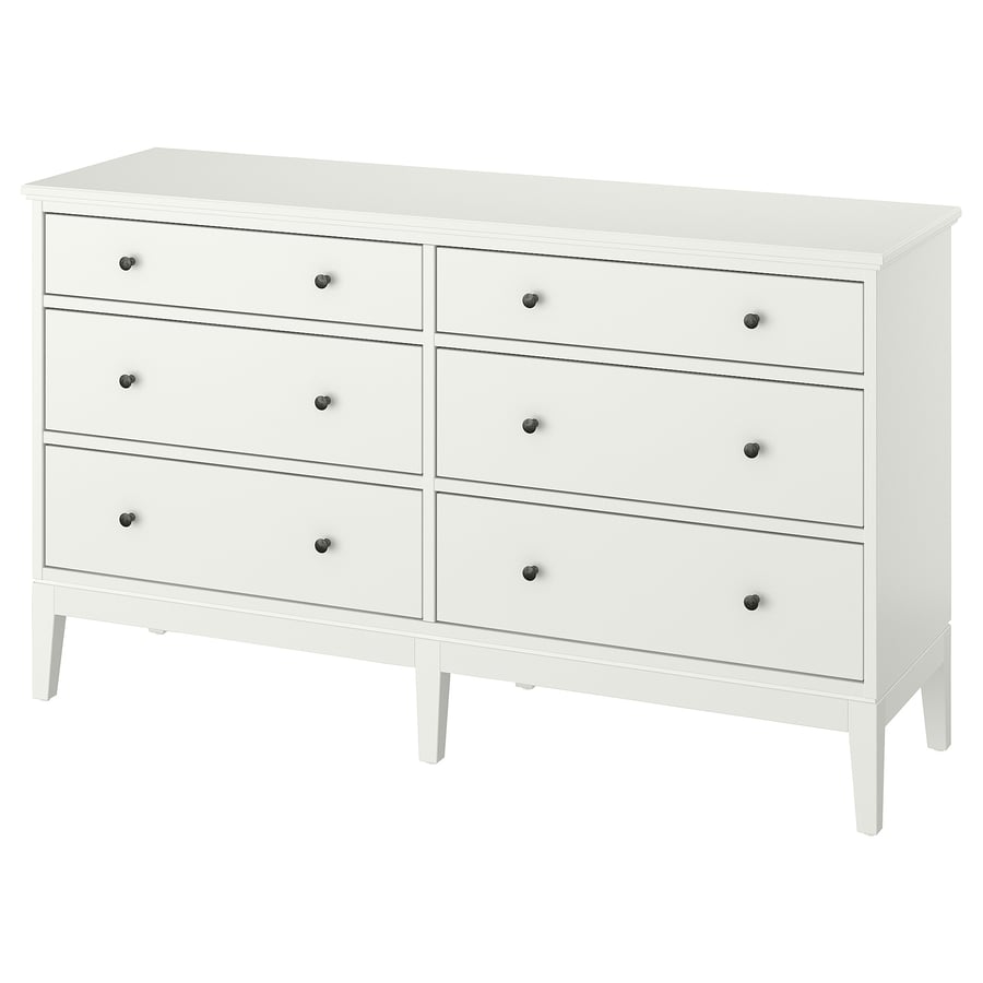 IDANÄS commode 6 tiroirs, blanc, 162x95 cm - IKEA Belgique