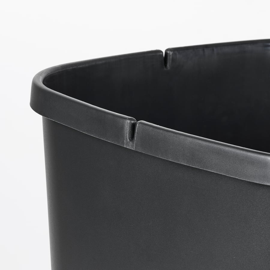 LÖVKVAST poubelle avec couvercle, noir, 50 l - IKEA Belgique