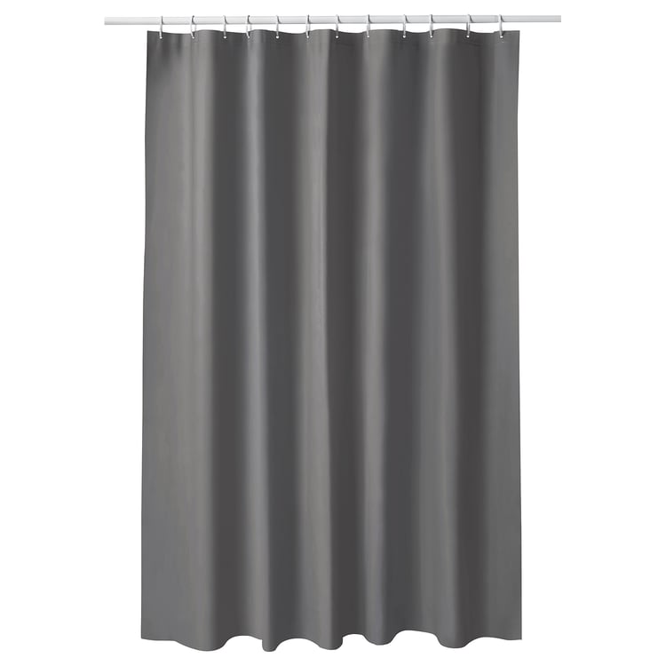 LUDDHAGTORN rideau de douche, gris, 180x200 cm - IKEA Belgique