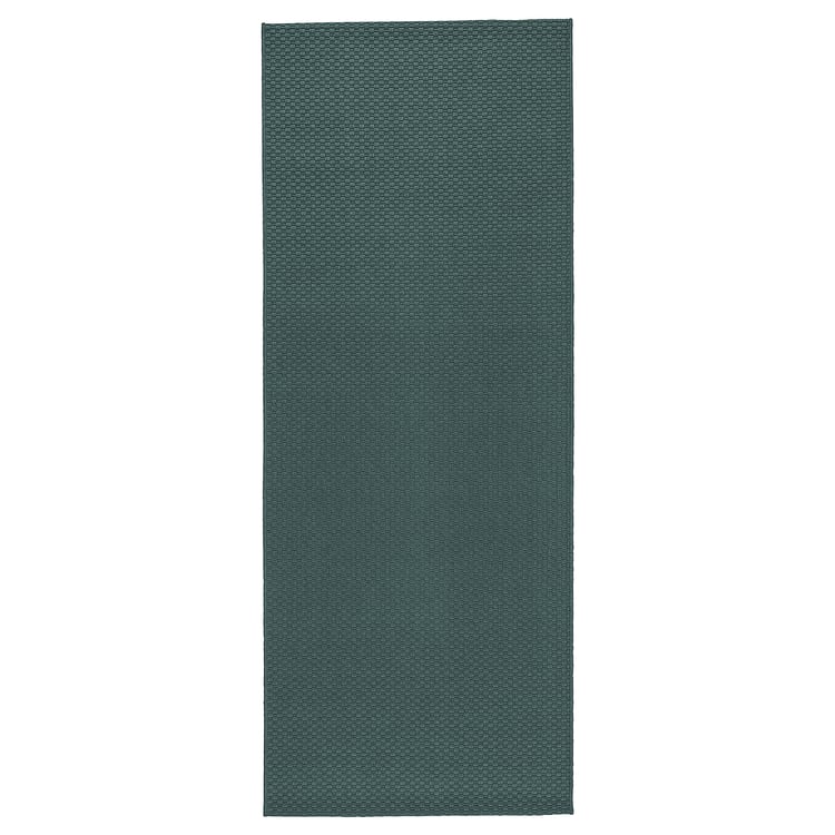 MORUM Tapis tissé à plat, int/extérieur, intérieur/extérieur gris foncé - IKEA