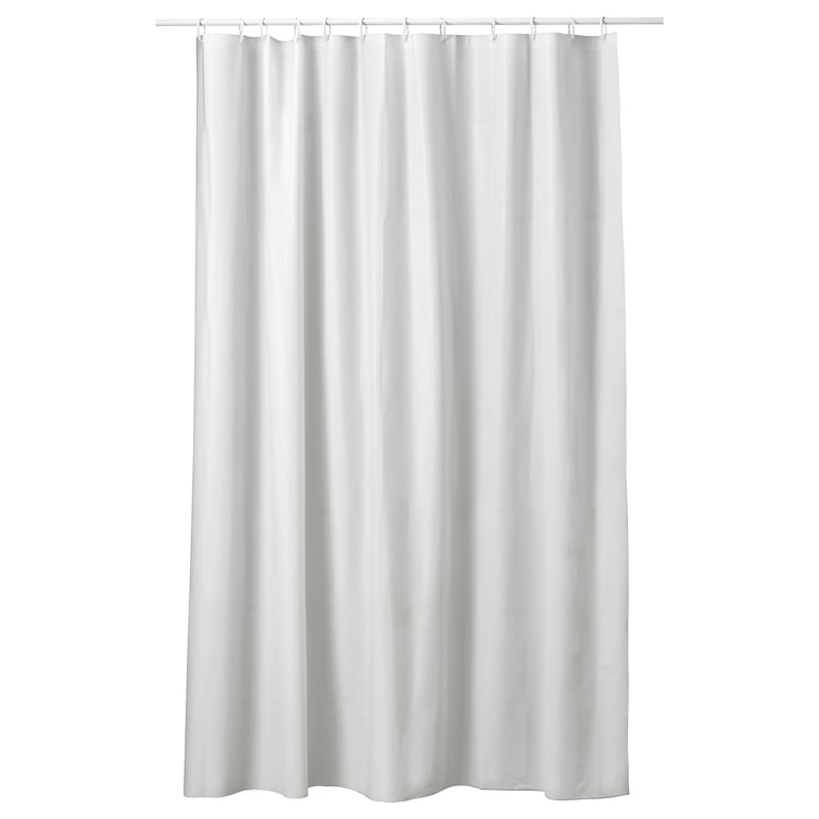 NORDRÖNN rideau de douche, blanc, 180x200 cm - IKEA Belgique