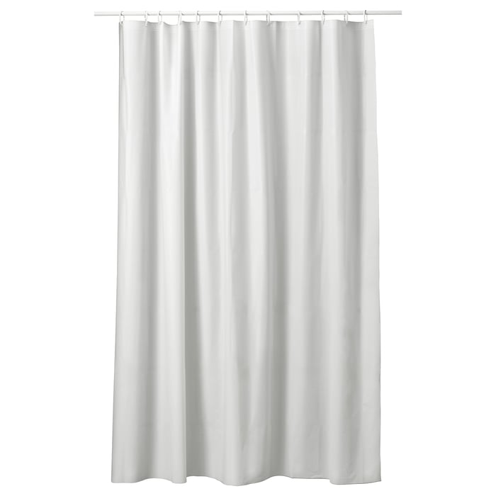 NORDRÖNN rideau de douche, blanc, 180x200 cm - IKEA Belgique