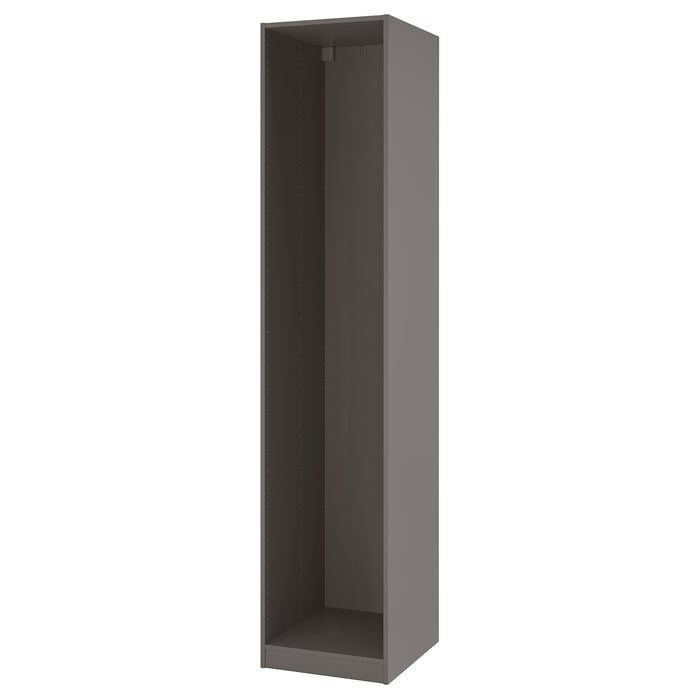 PAX caisson d'armoire, gris foncé, 50x58x236 cm - IKEA Belgique