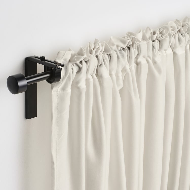 STENFRÖ rideau voilage, 1pc, beige/ruflette, 300x300 cm - IKEA Belgique